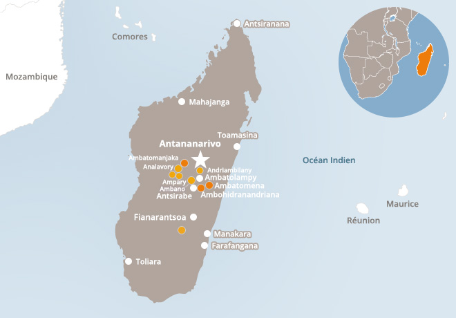 Charity humanitarian project Madagascar, water system